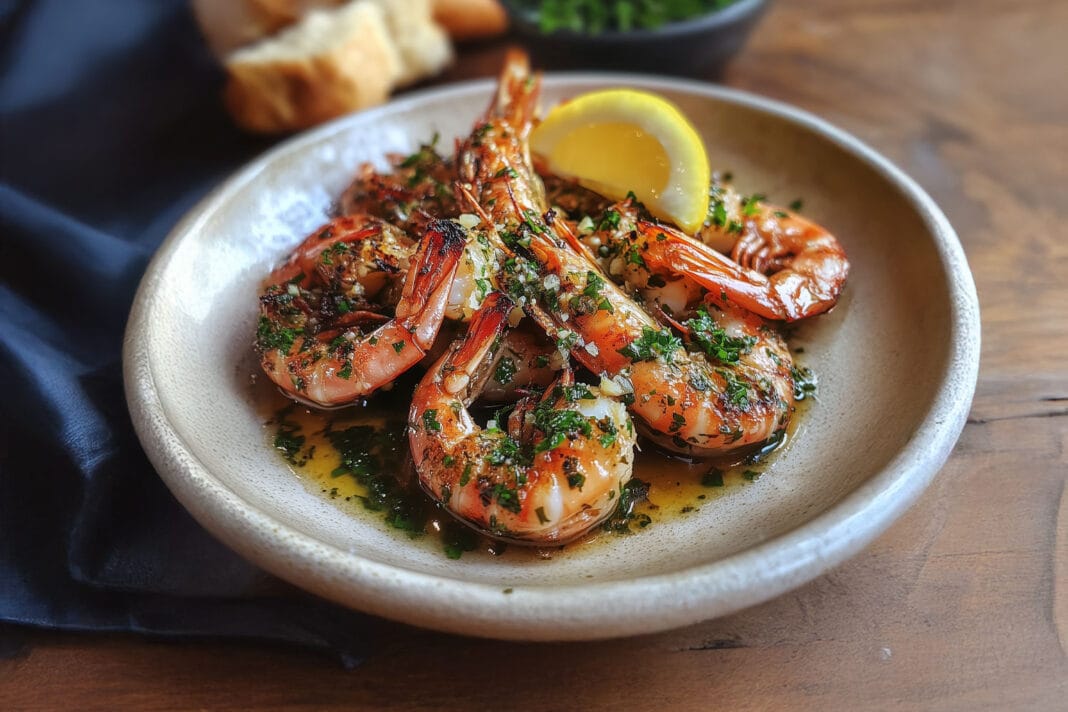 Gambas Grillées au Beurre d’Ail et Persil | 300g.fr : des recettes ...